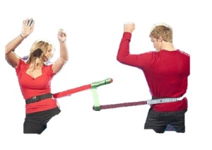 One minute Couple Party Game: Ribbon Roll