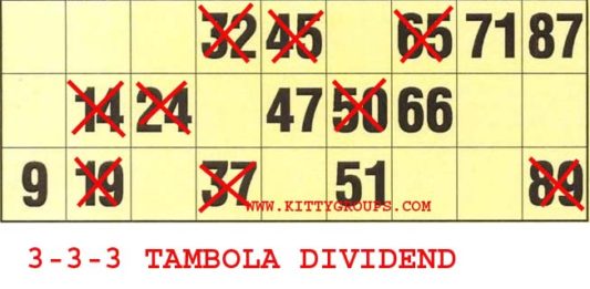 New Tambola Dividends- WhatsApp Tambola Ideas