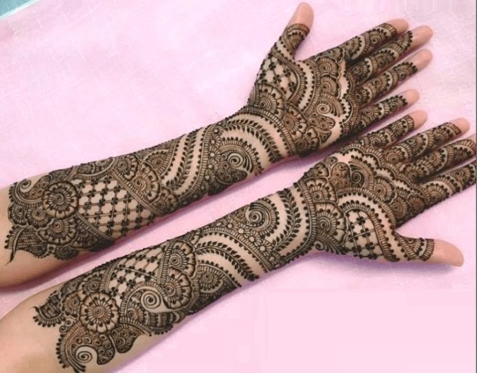 Latest Bridal Mehandi Designs 2021: Front and Back Hands